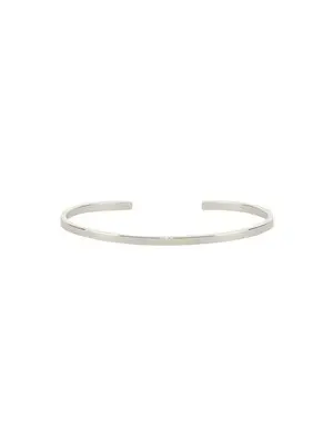 MAISON MARGIELA Rigid Cuff Bracelet - Silver