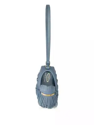 TOD'S Fringed Charm - Blue