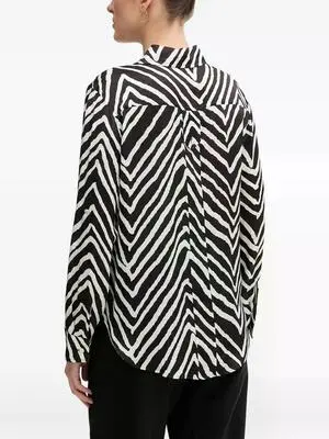 MARC AUREL Zebra Print Shirt