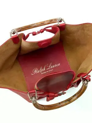 Ralph Lauren Calfskin Tote - Red