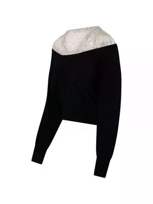 Giuseppe Di Morabito Embellished V-neck Sweater - Black