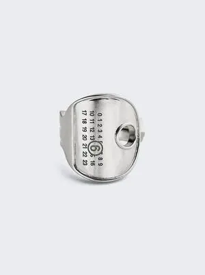 MAISON MARGIELA Palladio Burattato Ring - Silver