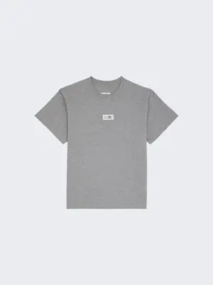 MAISON MARGIELA Short Sleeve Tee Light Grey Melange - Gray