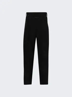 MAISON MARGIELA Straight Leg Trousers - Black