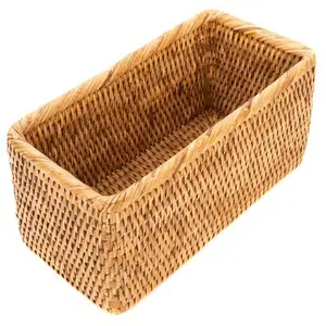 ARTIFACTS TRADING COMPANY™ Artifacts Rattan Rectangular Everything Basket - Honey Brown