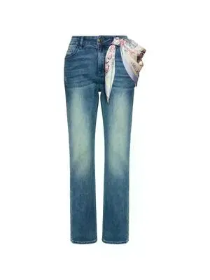 Tie Detailed Jeans For Women