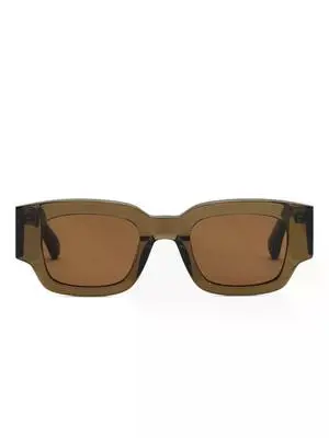 AMI Paris 75001 Square-frame Sunglasses - Brown