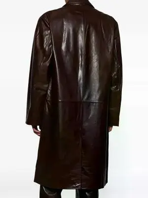 ENTIRE STUDIOS Single-breasted Leather Coat
