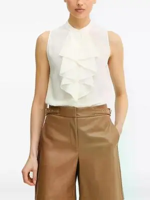 Luisa Spagnoli Ruffled Shirt