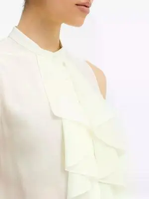 Luisa Spagnoli Ruffled Shirt