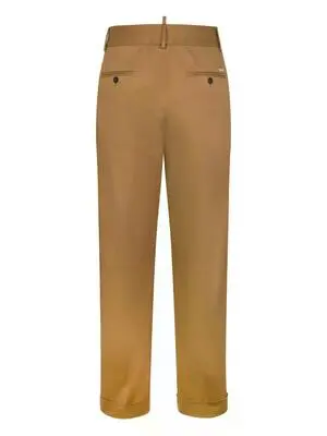 Dsquared2 Tailored Straight Leg Cuffed Trousers