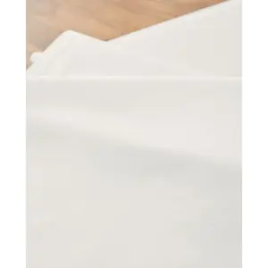 SOLINO HOME Cotton Linen Table Runnerdru - White