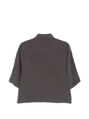ALYSI Short Sleeve Silk Shirt