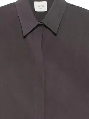 ALYSI Short Sleeve Silk Shirt