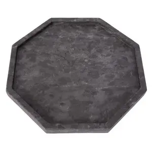 ARTIFACTS TRADING COMPANY™ Artifacts Trading Company Octagonal Marble Tray - Black Matte