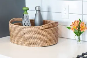 ARTIFACTS TRADING COMPANY™ Artifacts Rattan Oval Basket