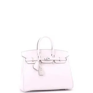 Hermès Birkin Handbag 25 Swift With Palladium Hardware