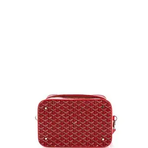GOYARD Convertible Cosmetic Train Case Coated Canvas