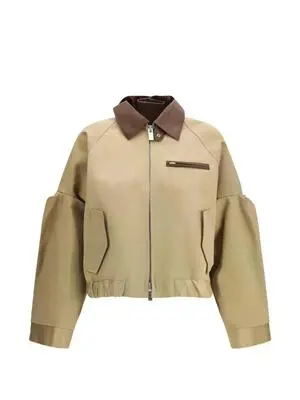 Sacai Cotton Jacket - Neutrals