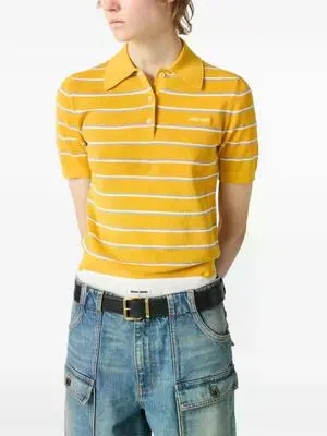 Miu Miu Washed Patch-pocket Denim Bermuda Shorts