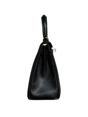 Hermès Kelly Retourne Leather Tote Bag - Black