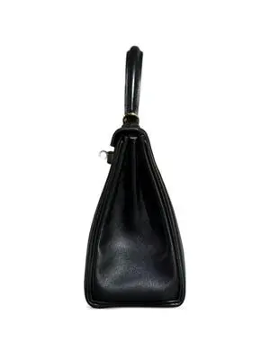Hermès Kelly Retourne Leather Tote Bag - Black