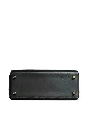 Hermès Kelly Retourne Leather Tote Bag - Black