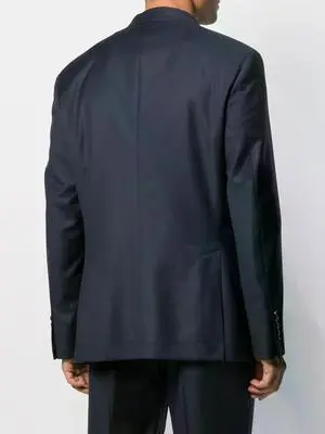 Brunello Cucinelli Single-breasted Tailored Blazer - Blue