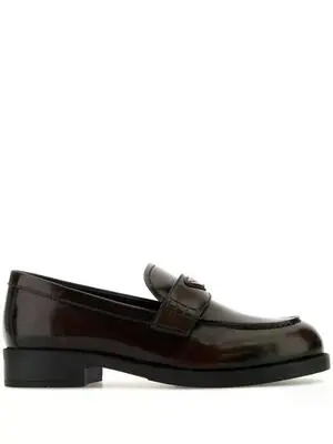 Prada Triangle-logo Loafers