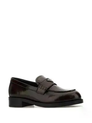 Prada Triangle-logo Loafers