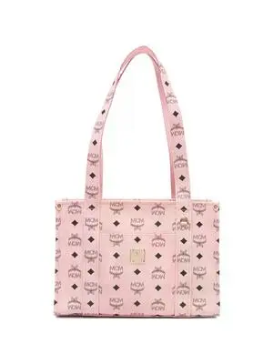 Mcm Logo-print Tote Bag
