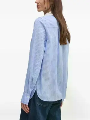 MOS MOSH Striped Button-down Shirt