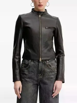 Miss Sixty Zipped Leather Jacket