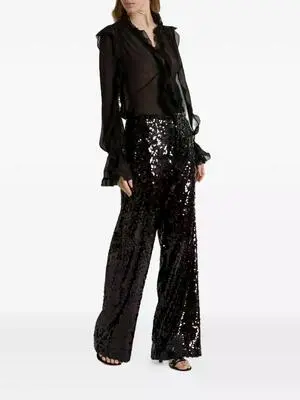Alberta Ferretti Sequin Embellished Trousers