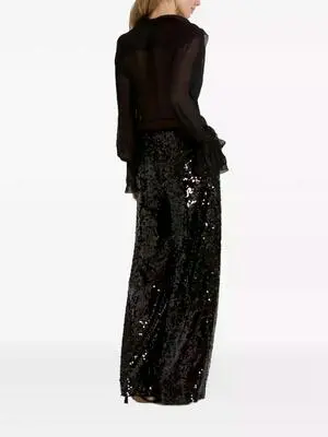 Alberta Ferretti Sequin Embellished Trousers