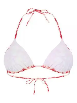 Dsquared2 Rebel Hibiscus Triangle Bikini Top