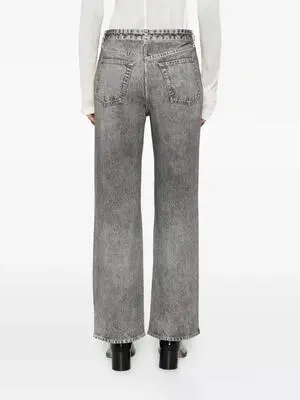 Rag & Bone Raven Distressed High-rise Jeans