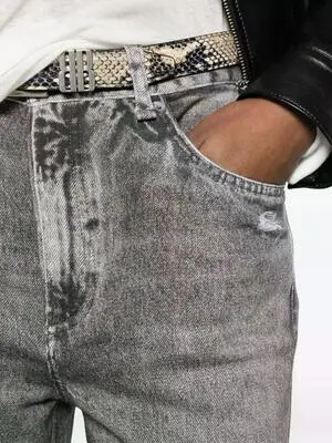 Rag & Bone Raven Distressed High-rise Jeans