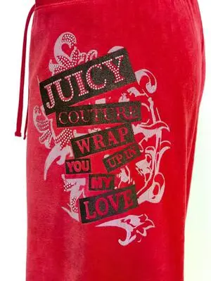 Juicy Couture Side-graphic Track Pants - Red