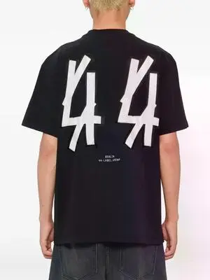 44 LABEL GROUP Logo-print T-shirt - Black