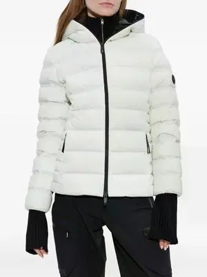 Moncler Alete Hooded Padded Jacket - White
