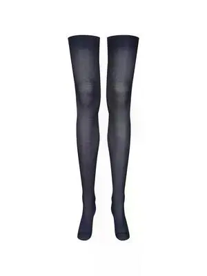 MAISON CLOSE Cut Curled Stockings - Blue