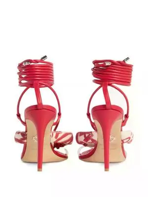 Dsquared2 Coiled Hibiscus Heeled Sandals