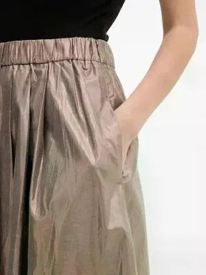 OUI Pleated Midi Skirt