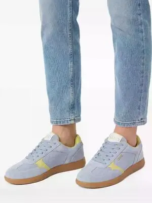 Liu Jo Perforated Suede Sneakers With Contrast Detailing