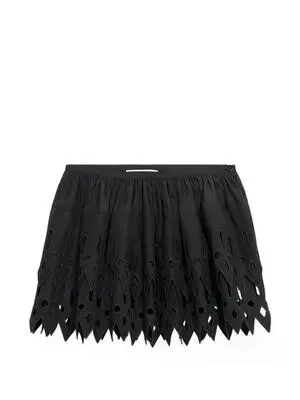 Blumarine Laser-cut Mini Skirt