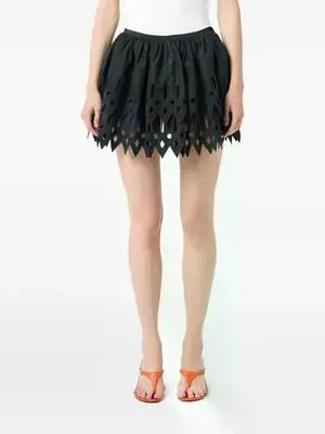 Blumarine Laser-cut Mini Skirt