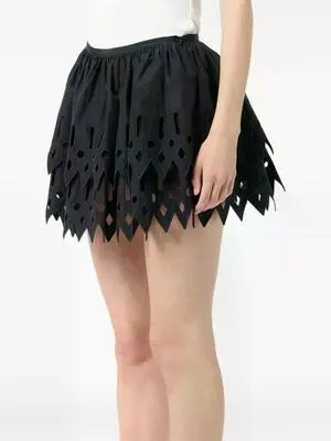 Blumarine Laser-cut Mini Skirt