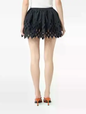 Blumarine Laser-cut Mini Skirt