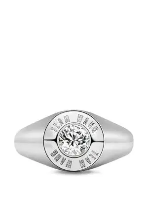 TEAM WANG DESIGN Logo-engraved Ring - Silver